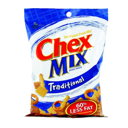 Chex Mix Traditional Snack Mix 3.75 oz Bagged 693413 | Zoro